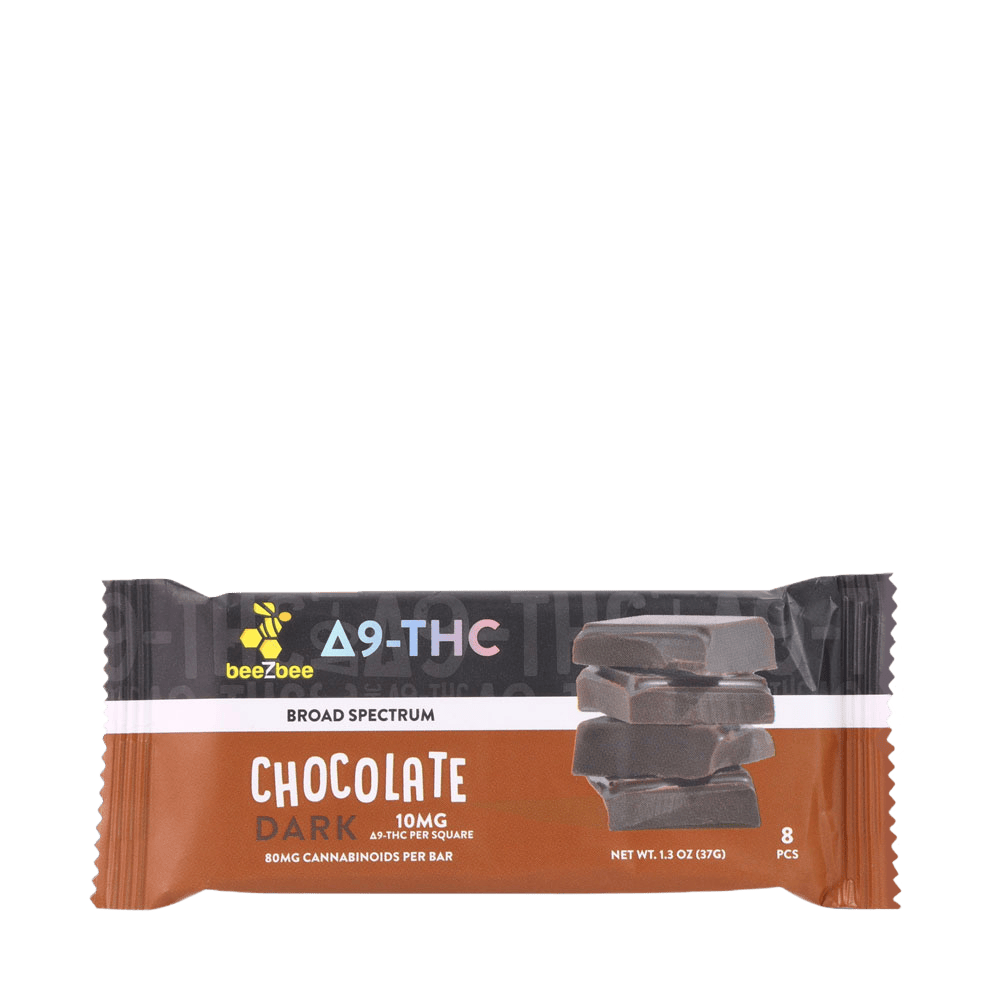 Delta-9 THC Chocolate Bar, 80mg | 1 Case of 15 Bars